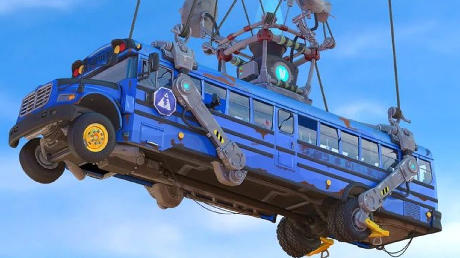 Fortnite laat je nu eindelijk (soms) de iconische Battle Bus besturen ...