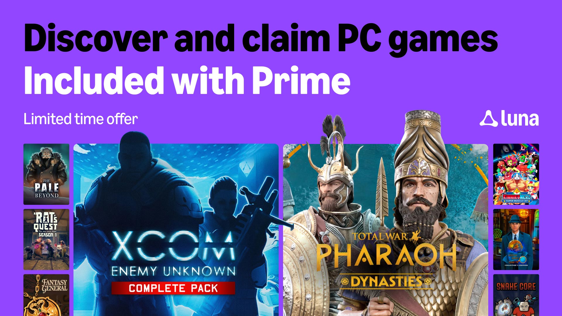 Total War: Pharaoh en meer gratis games bij Amazon Luna in april 2026 ...